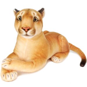 viahart monique the mountain lion - 18 inch (tail measurement not included) stuffed animal plush - by tigerhart toys