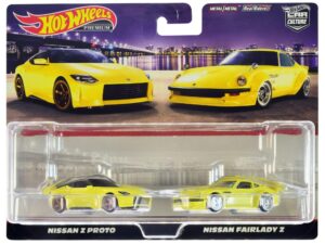 hot wheels premium car culture 2-pack nissan z proto and nissan fairlady z