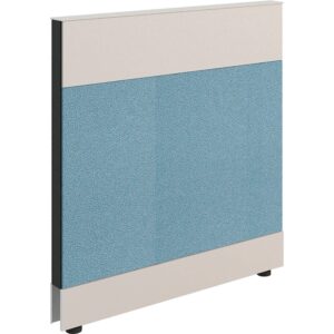 global industrial modular partition base panel, 36" w x 38" h, blue