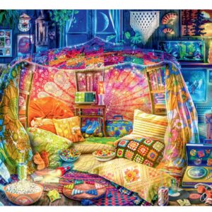 Buffalo Games - Aimee Stewart - Blanket Fort 1979-1000 Piece Jigsaw Puzzle for Adults Challenging Puzzle Perfect for Game Nights - Finished Puzzle Size is 26.75 x 19.75