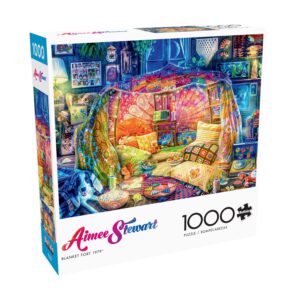 Buffalo Games - Aimee Stewart - Blanket Fort 1979-1000 Piece Jigsaw Puzzle for Adults Challenging Puzzle Perfect for Game Nights - Finished Puzzle Size is 26.75 x 19.75