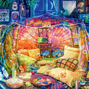 Buffalo Games - Aimee Stewart - Blanket Fort 1979-1000 Piece Jigsaw Puzzle for Adults Challenging Puzzle Perfect for Game Nights - Finished Puzzle Size is 26.75 x 19.75