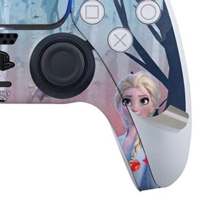 Skinit Decal Gaming Skin Compatible with PS5 Controller - Officially Licensed Disney Frozen II Elsa Design