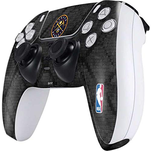 Skinit Decal Gaming Skin Compatible with PS5 Controller - Officially Licensed NBA Denver Nuggets Dark Rust Design