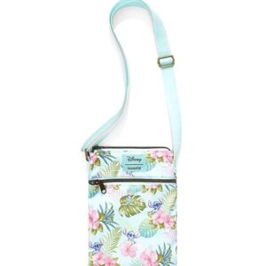 Loungefly Disney Lilo & Stitch Floral Passport Crossbody Bag