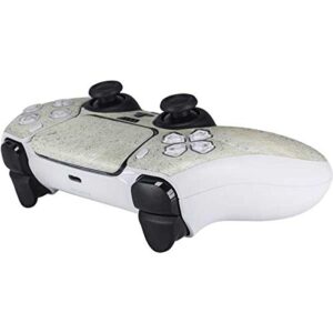 Skinit Decal Gaming Skin Compatible with PS5 Controller - Natural White Concrete Design