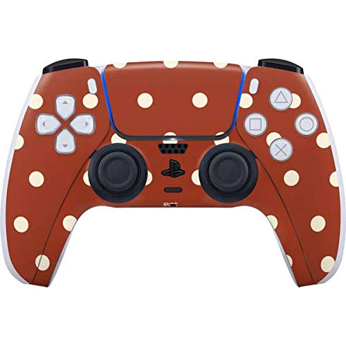 Skinit Gaming Decal Skin Compatible with PS5 and Compatible with PS5 Digital Edition DualSense Controller - Officially Licensed Skinit Originally Designed Neutral Polka Dots Design