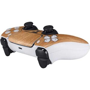 Skinit Decal Gaming Skin Compatible with PS5 Controller - Natural Wood Design