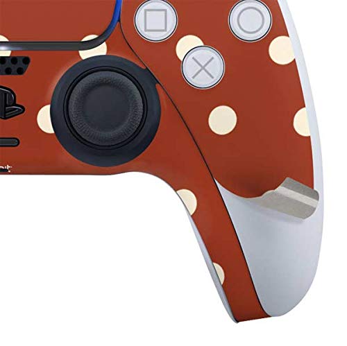 Skinit Gaming Decal Skin Compatible with PS5 and Compatible with PS5 Digital Edition DualSense Controller - Officially Licensed Skinit Originally Designed Neutral Polka Dots Design