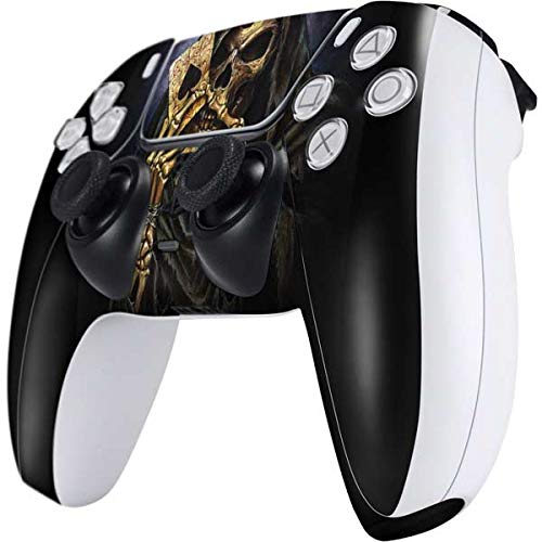 Skinit Decal Gaming Skin Compatible with PS5 and Compatible with PS5 Digital Edition DualSense Controller - Alchemy Carta Alchemy - Reapers Ace Design