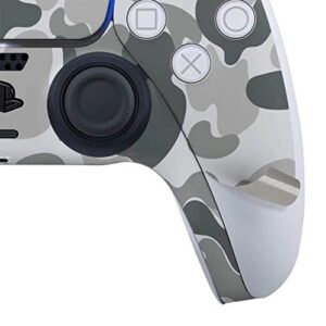 Skinit Gaming Decal Skin Compatible with PS5 and Compatible with PS5 Digital Edition DualSense Controller - Officially Licensed Skinit Originally Designed Grey Street Camo Design