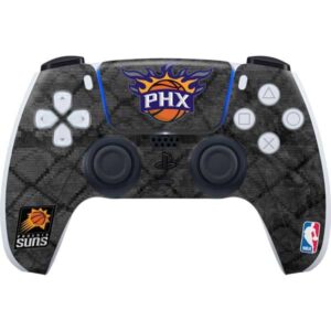 skinit decal gaming skin compatible with ps5 controller - officially licensed nba phoenix suns dark rust design