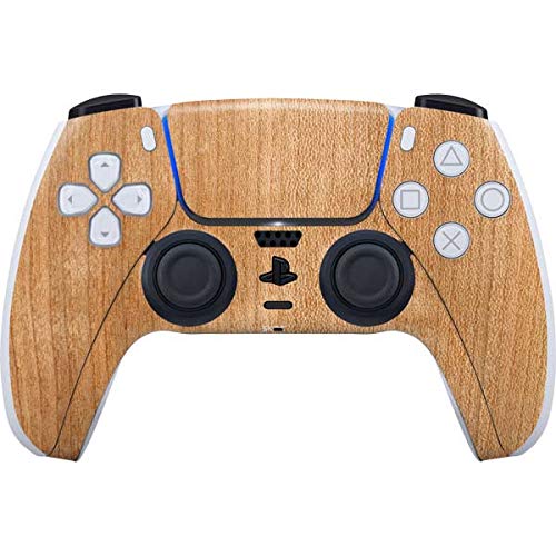 Skinit Decal Gaming Skin Compatible with PS5 Controller - Natural Wood Design