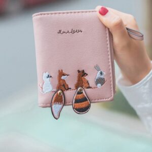 GALPADA Kawaii Wallet Cute Wallets Animal Purses Wallet Purse Coin Pouches Wallet Aesthetic Foldable Purse