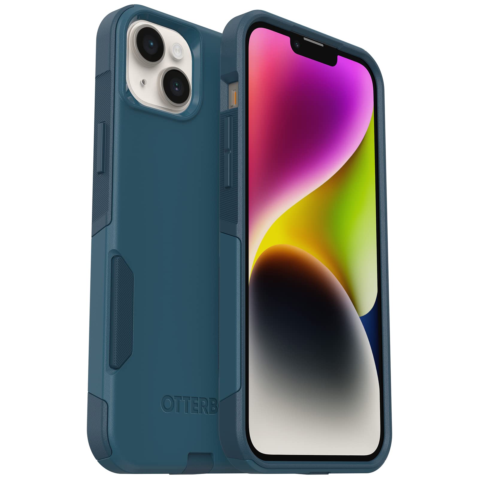 OtterBox iPhone 14 Plus Commuter Series Case - Dont BE Blue (Blue), Slim & Tough, Pocket-Friendly, with Port Protection