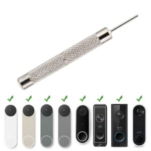 Doorbell Removal Pin Release Key Security Tool Replacement - Remove Video Doorbell from Mount (Compatible with Nest Video Doorbell, Arlo Video Doorbell and Eufy Video Doorbell