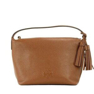 Tory Burch 86844 Moose Brown With Gold Hardware Thea Slouchy Women's Small Shoulder Bag