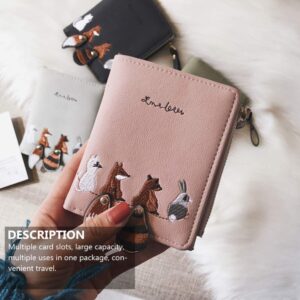 GALPADA Kawaii Wallet Cute Wallets Animal Purses Wallet Purse Coin Pouches Wallet Aesthetic Foldable Purse