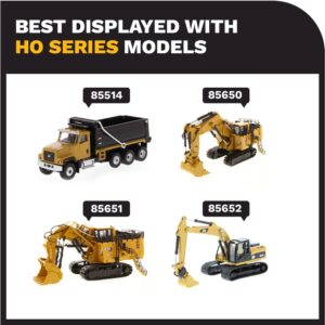 Diecast Masters 1:87 Caterpillar 320D L Hydraulic Excavator & Work Tools, HO Scale Series Cat Trucks & Construction Equipment |1:87 Scale Model Diecast Collectible Model 85652