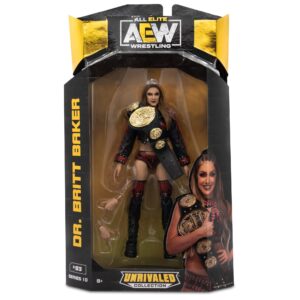 ringside britt baker - aew unrivaled 10 toy wrestling action figure