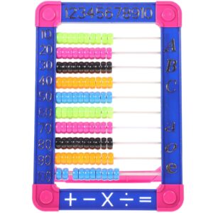 ibasenice Abacus Math Toy Math manipulatives Abacus Abacus for Kids Math Counting Number Frame (Random Color)