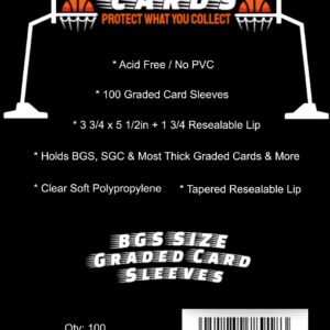 ProGuard Cards BGS Graded Card Sleeves for BGS & SGC Slabs & More