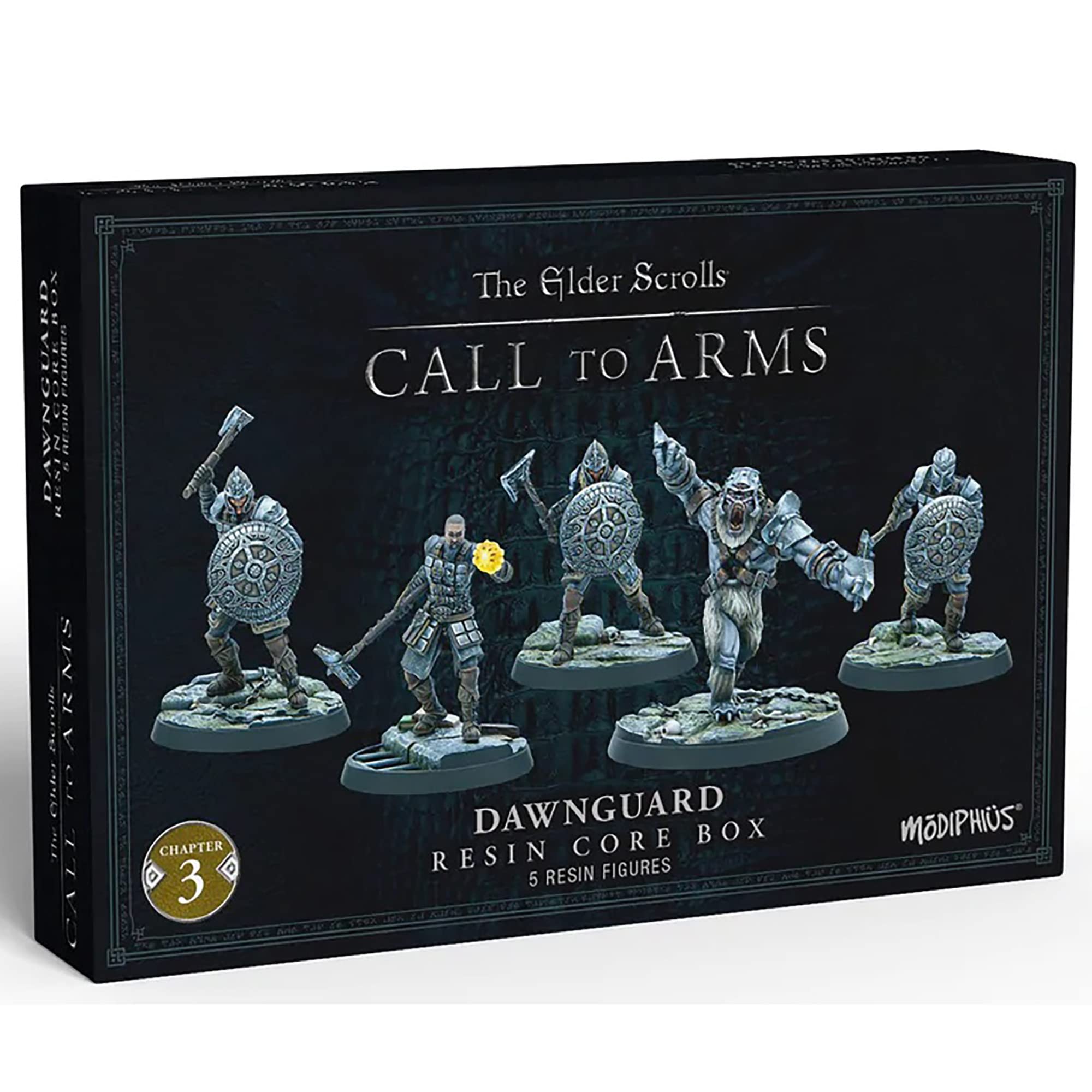 Modiphius Entertainment The Elder Scrolls: Call to Arms - Dawnguard Core Set - 5 Unpainted Resin Figures