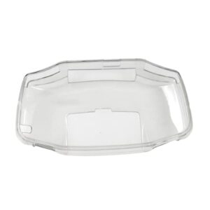 tpu clear transparent protective case shell for gba for game boy advance console cover (white)