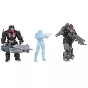 Halo Infinite 4 inch Action Figure 3 Pack: Tovaras + Master Chief + Hyperius