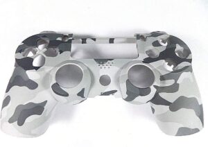 camouflage matte front faceplate shell case for sony ps4 controller old version controller jds 010 replacement