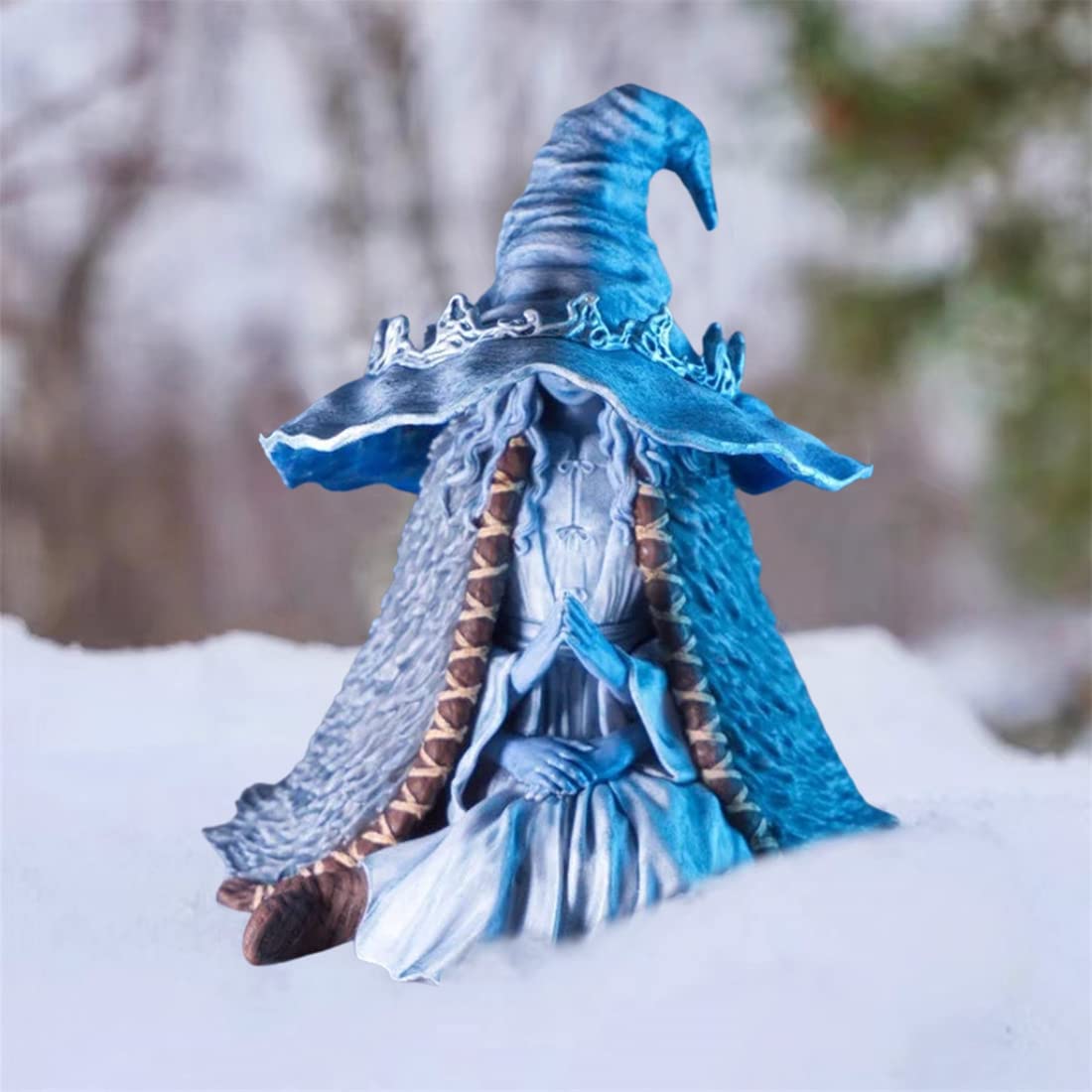 BENME Mysterious Ranni The Witch Ranni The Witch Statues with Detachable Hat Game Fans Collection, Best Gift for Game Lovers (15cm), Blue