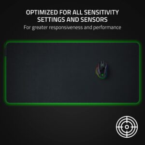 Razer Goliathus Chroma 3XL Gaming Mouse Pad: Micro-Textured Cloth Surface - Large to Cover Desk Setup - Chroma RGB - Optimized for All Sensitivity Settings and Sensors - Non-Slip Rubber Base