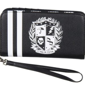 Seven Times Six The Umbrella Academy When Evil Reigns School Crest Bi-Fold Wallet - One Size, Black