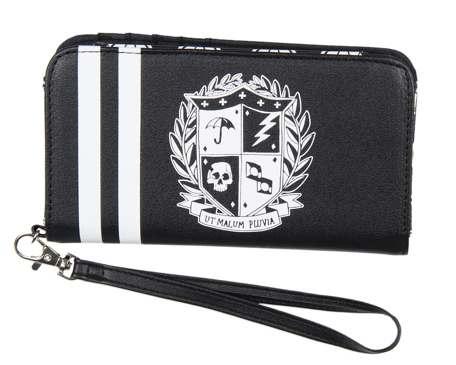 Seven Times Six The Umbrella Academy When Evil Reigns School Crest Bi-Fold Wallet - One Size, Black