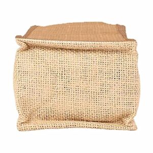 BANNER BUZZ MAKE IT VISIBLE BannerBuzz Jute Wine Bag Made of 100% Biodegradable Jute Material (4” W X 15” H X 4” B, Natural Brown Color)