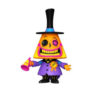 pop disney: the nightmare before christmas - mayor (blacklight) funko vinyl figure (bundled with compatible box protector case) multicolored 3.75 inches