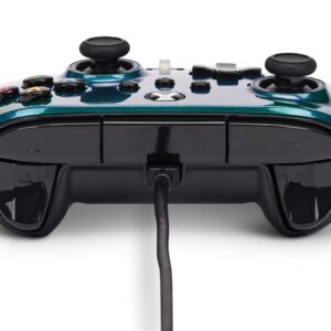 PowerA Enhanced Wired Controller for Xbox Series X|S - Aurora Borealis, gamepad, video game /gaming controller