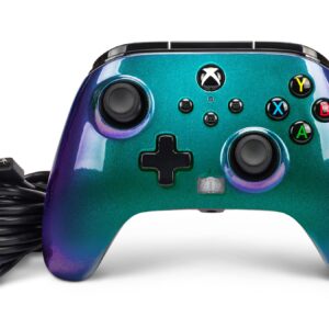 PowerA Enhanced Wired Controller for Xbox Series X|S - Aurora Borealis, gamepad, video game /gaming controller