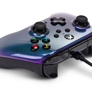 PowerA Enhanced Wired Controller for Xbox Series X|S - Aurora Borealis, gamepad, video game /gaming controller