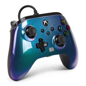 PowerA Enhanced Wired Controller for Xbox Series X|S - Aurora Borealis, gamepad, video game /gaming controller