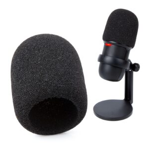 youshares solocast microphone windscreen - professional foam mic covers mic windscreen compatible with hyperx solocast mic for filter ambient and breathing winds