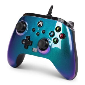 PowerA Enhanced Wired Controller for Xbox Series X|S - Aurora Borealis, gamepad, video game /gaming controller