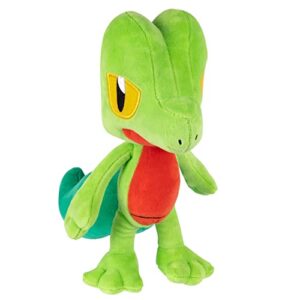 pokémon 8" treecko plush - officially licensed - quality soft stuffed animal toy figure - ruby & sapphire starter - great gift for kids, boys, girls & pokemon fans