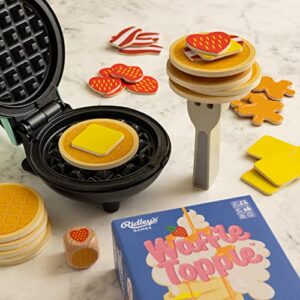 Ridley's Games: Waffle Topple | Fun Food Balancing Game for All Ages | Game for 2+ Players with 15 Minute Playtime for Ages 6+ | Don't let The Stack Fall Over!