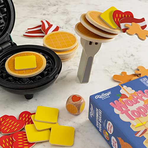 Ridley's Games: Waffle Topple | Fun Food Balancing Game for All Ages | Game for 2+ Players with 15 Minute Playtime for Ages 6+ | Don't let The Stack Fall Over!