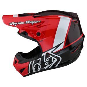 troy lee designs gp mono youth motocross helmet- full face offroad motocross motorcycle dirt bike atv powersports dual sport racing helmet - boys girls kids (red, md)