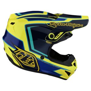 Troy Lee Designs GP Mono Youth Motocross Helmet- Full Face Offroad Motocross Motorcycle Dirt Bike ATV Powersports Dual Sport Racing Helmet - Boys Girls Kids (Yellow, LG)