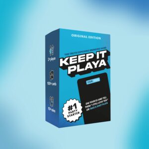 keep it playa party drinking card game for adults, 100 entertaining cards, perfect for girls night and game night