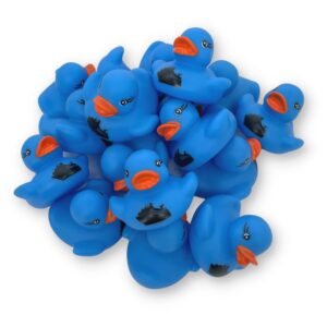 cruise ship cruising ducks rubber duck | bulk 20 pack | rubber ducky 2.25 inches wide and 1.75 inches tall | use with cruising duck tags | carnival blue with ship