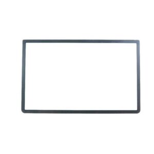 Glass Top Upper Screen Frame Lens Cover LCD Screen Protector With Adhesive For 3DS XL/New 3DS XL LLConsole(Grey)